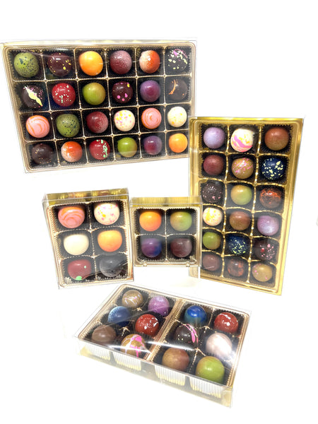 Truffle Box ( White ) | The Chocolate Messenger