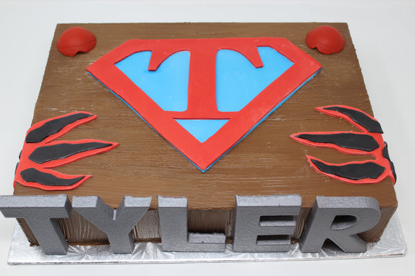 Superman Smash Cake | The Chocolate Messenger