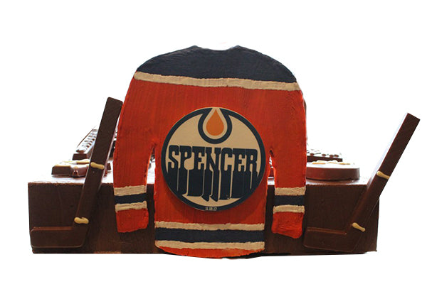 Hockey Jersey Smash Cakes | The Chocolate Messenger