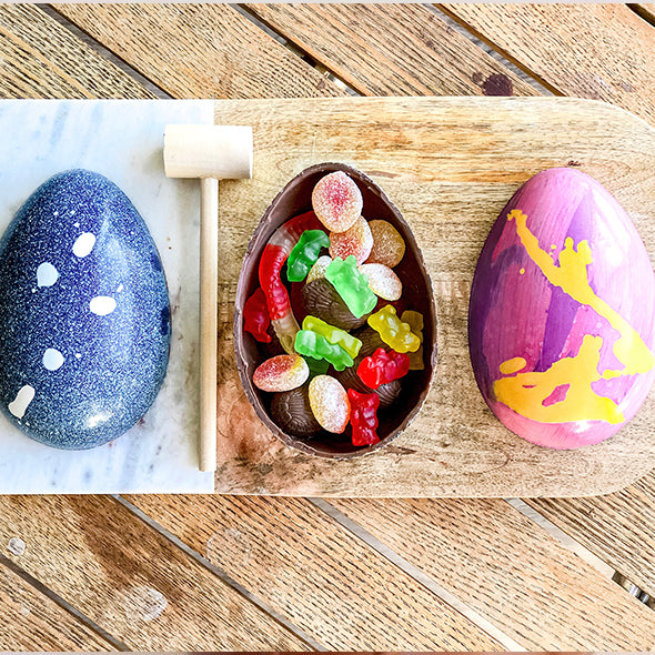 Coloured Smash Easter Eggs | The Chocolate Messenger